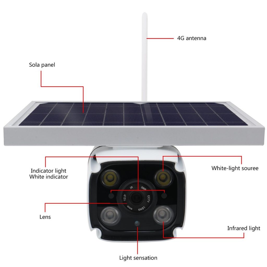 Anspo 4G Battery / Solar Security Camera 1080P – Oz Security Camera ...